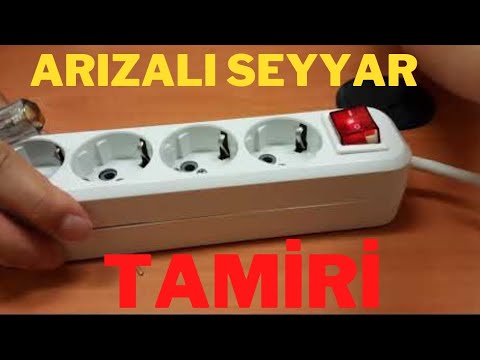 Seyyar Kablo Arıza Tamiri Çalışmayan Açma Kapama Anahtarı