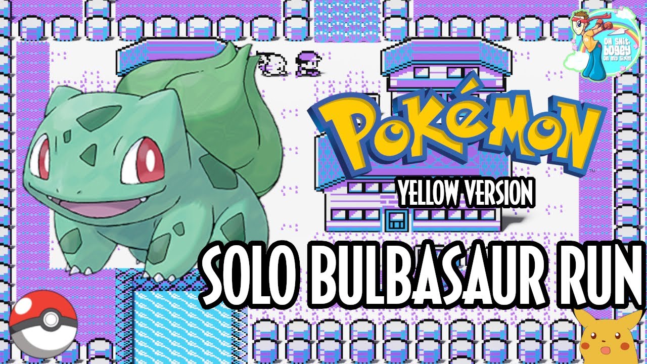 Can you beat Pokemon Yellow with just a Bulbasaur? - YouTube
