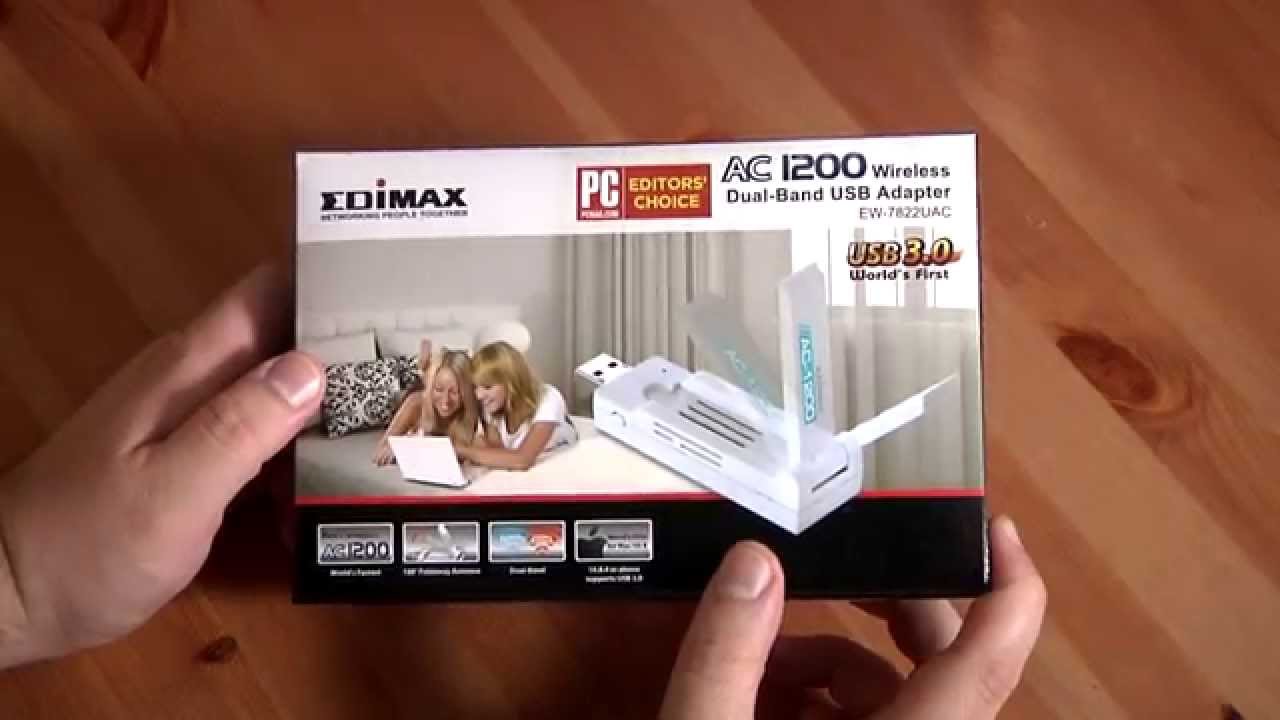 Edimax AC1200 Wireless Adapter Unboxing & Demonstration - YouTube