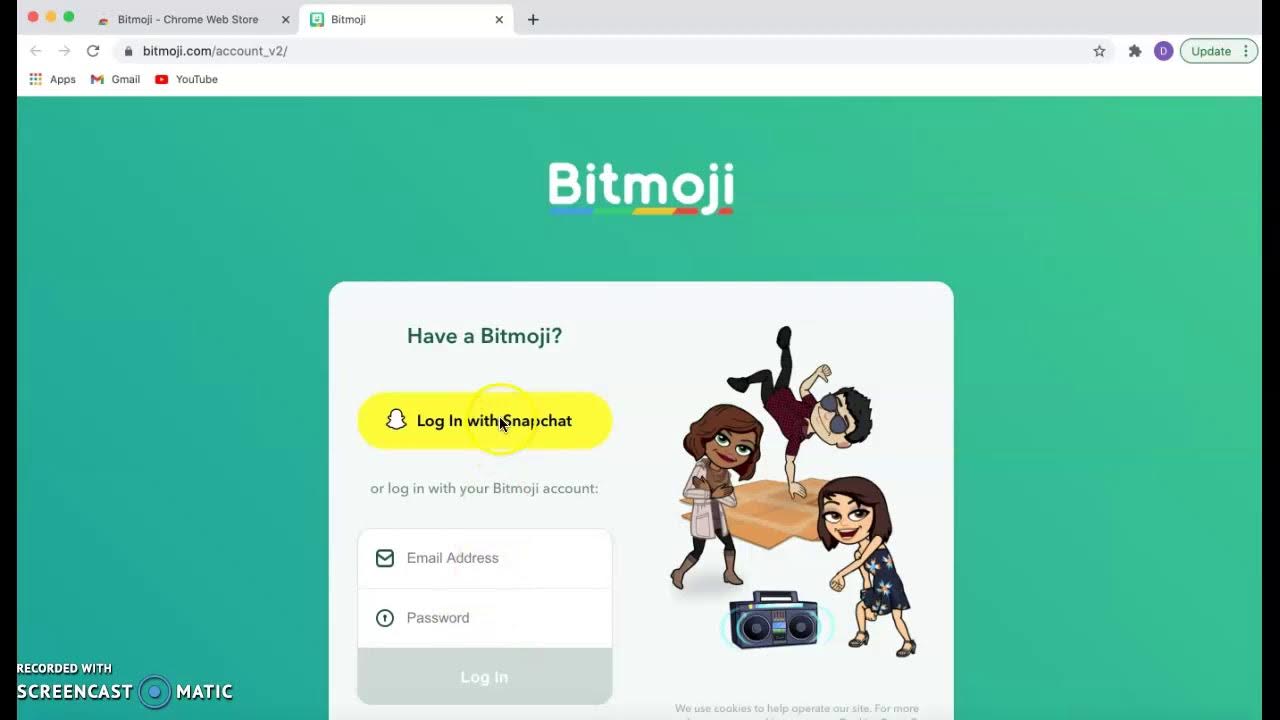 How to Add Bitmoji to Chrome Extensions - YouTube