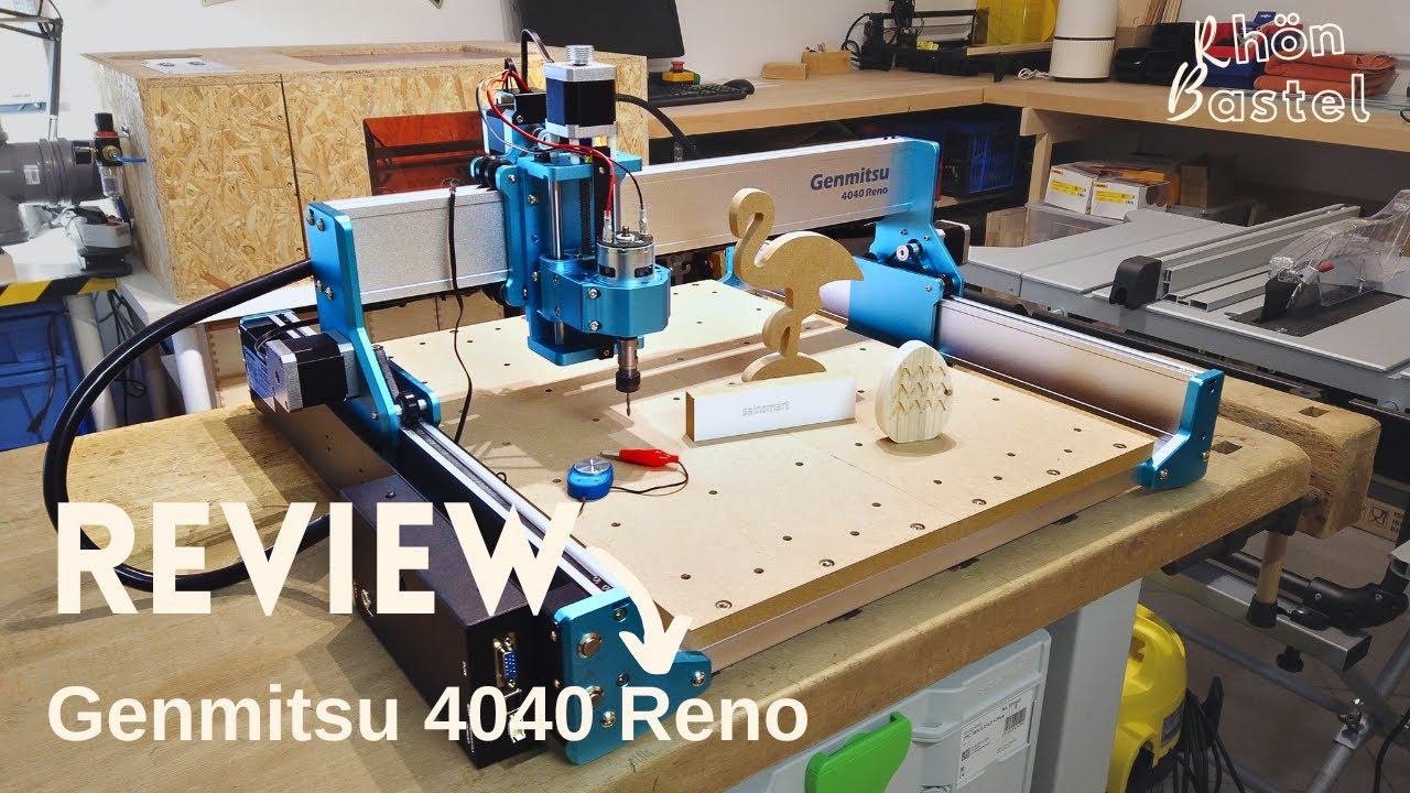 CNC || Genmitsu RENO 4040 || Review || Rhön Bastel - YouTube