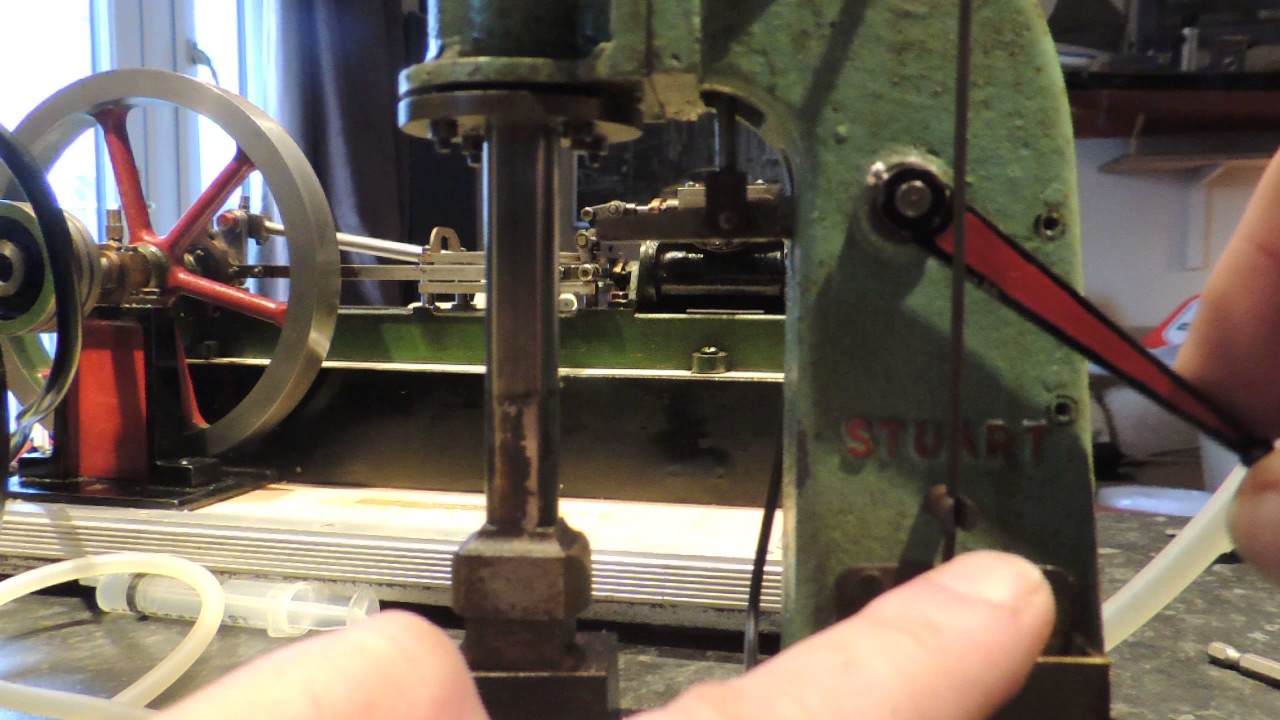 Stuart Turner steam hammer - YouTube