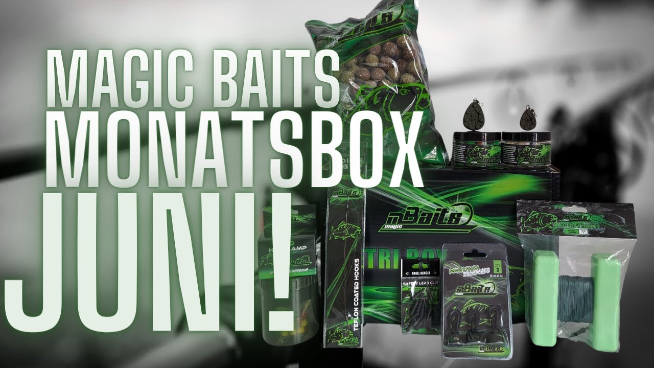 Magic Baits Monatsbox Juni: Alles drin für Karpfenangler! - YouTube