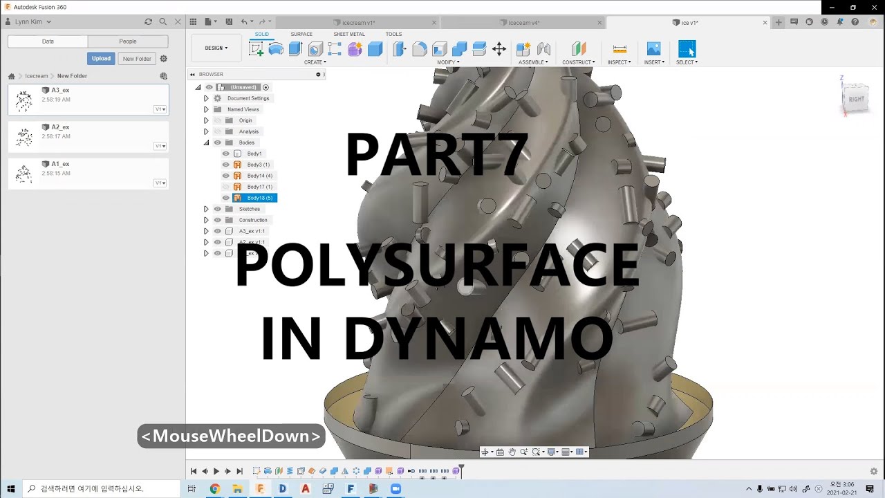 Random Points on Polysurface in [ Dynamo ] 다이나모에서 폴리서피스 위에 점찍기가 어려운 이유? - YouTube