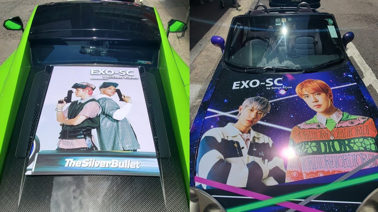 EXO SC theme cars promotion x 1Billion Views Challenge - YouTube