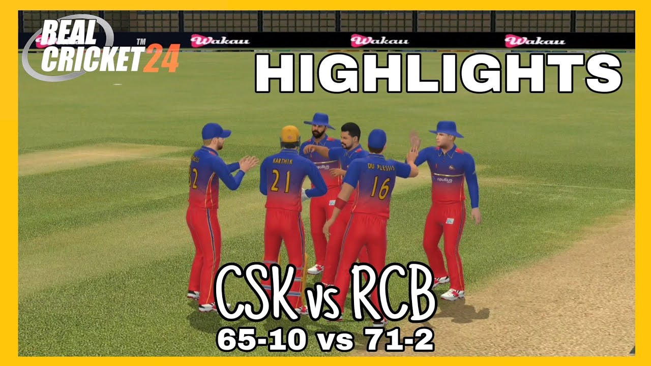 𝗖𝗦𝗞 𝗔𝗹𝗹 𝗢𝘂𝘁 (𝟲𝟱) 𝗶𝗻 𝗥𝗲𝗮𝗹 𝗖𝗿𝗶𝗰𝗸𝗲𝘁 𝟮𝟰 😱 𝗥𝗖𝗕 𝘃𝘀 𝗖𝗦𝗞 𝗜𝗣𝗟/𝗥𝗖𝗣𝗟 𝗥𝗲𝗮𝗹 𝗖𝗿𝗶𝗰𝗸𝗲𝘁 ...