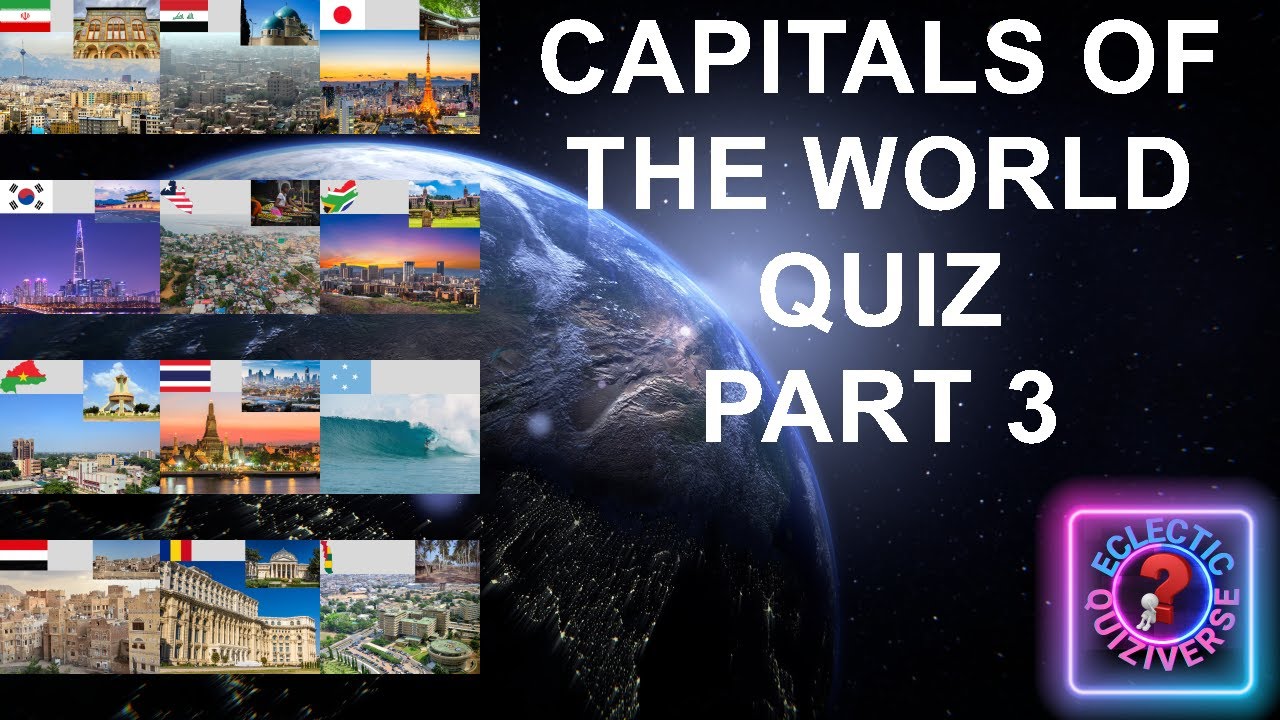 Capitals of the World Quiz Part 3 🌍 - Beginner Edition (Multiple Choice ...