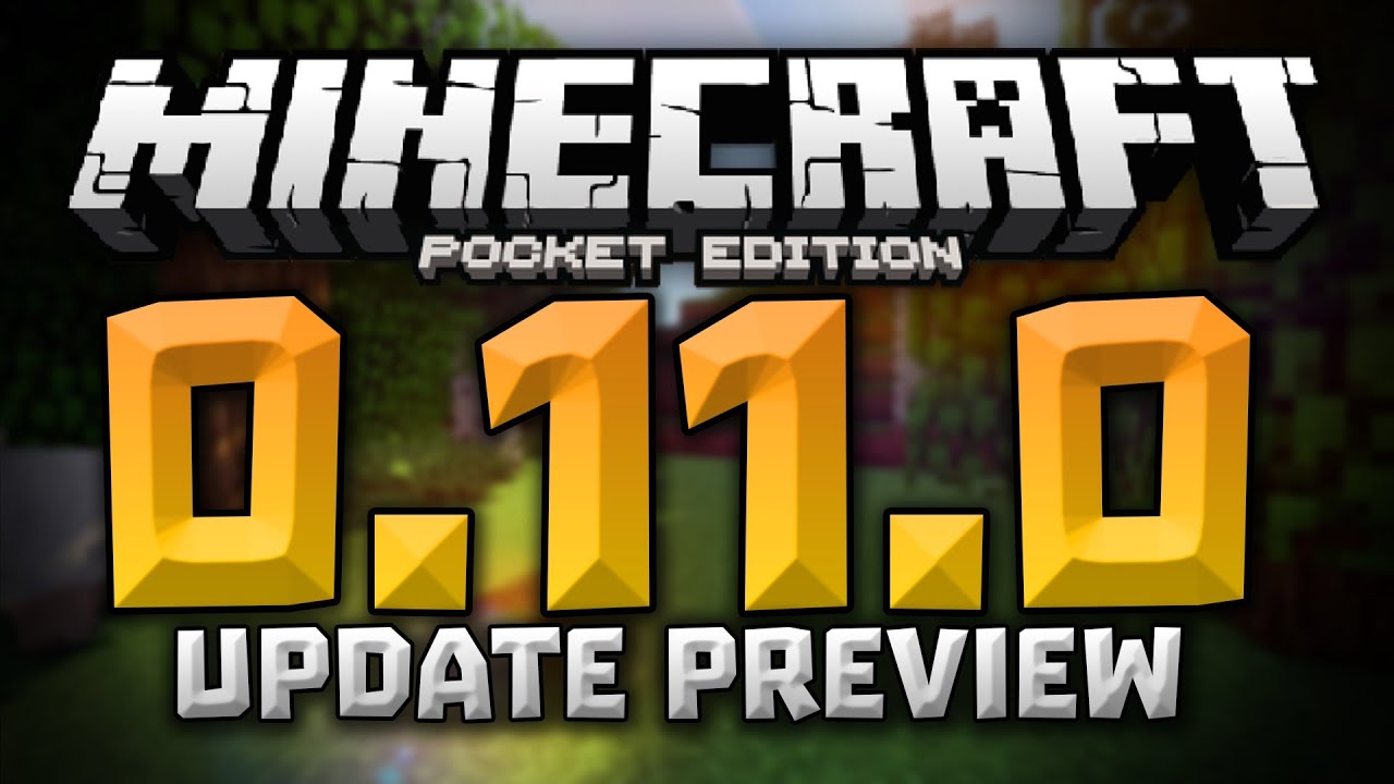 0.11.0 Build 9 Overview~Minecraft-Pocket edition - YouTube