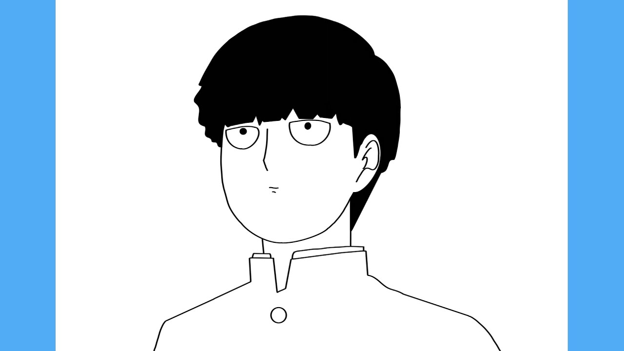 HOW TO DRAW SHIGEO KAGEYAMA - MOB PSYCHO 100 - YouTube