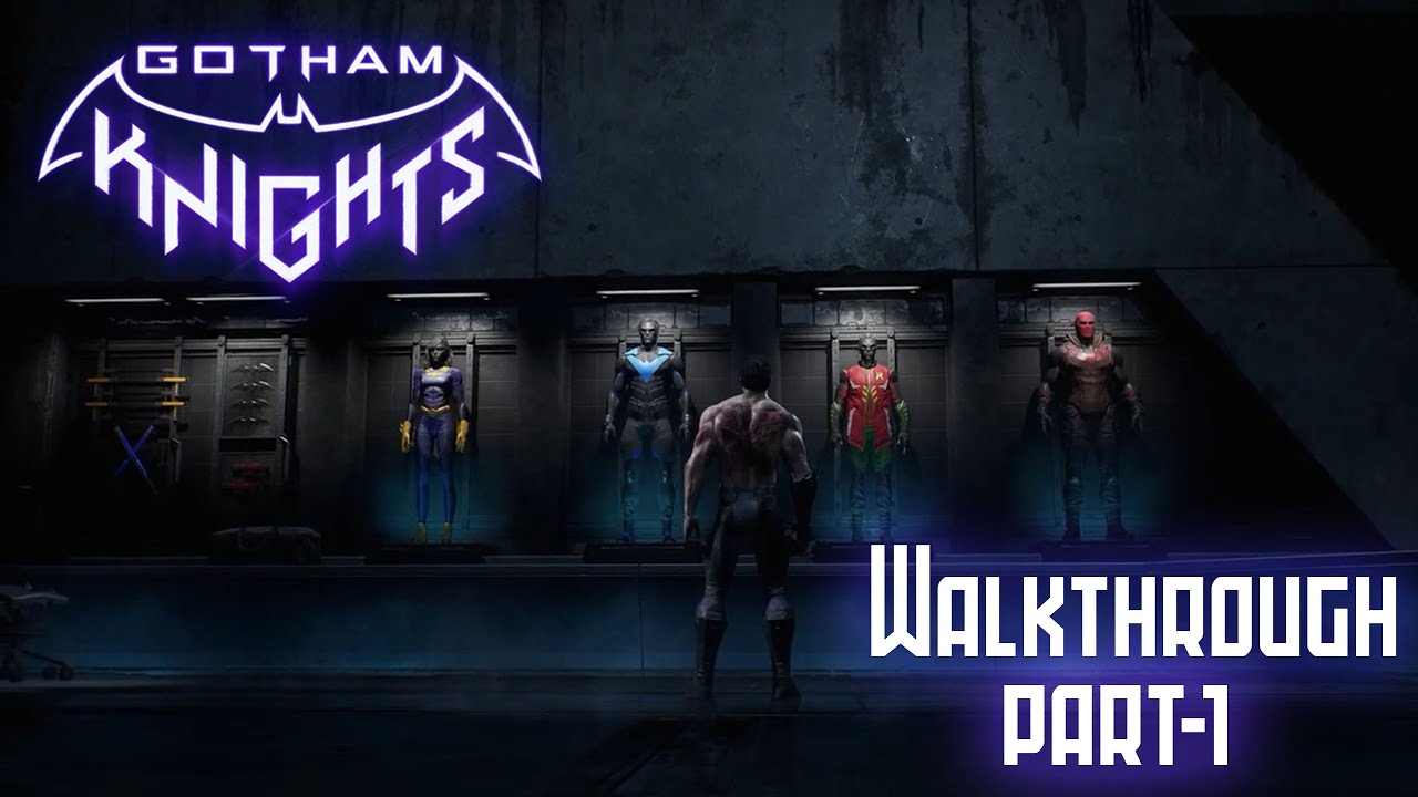 GOTHAM KNIGHTS PC Gameplay Walkthrough Part 1 FULL GAME - No Commentary ...