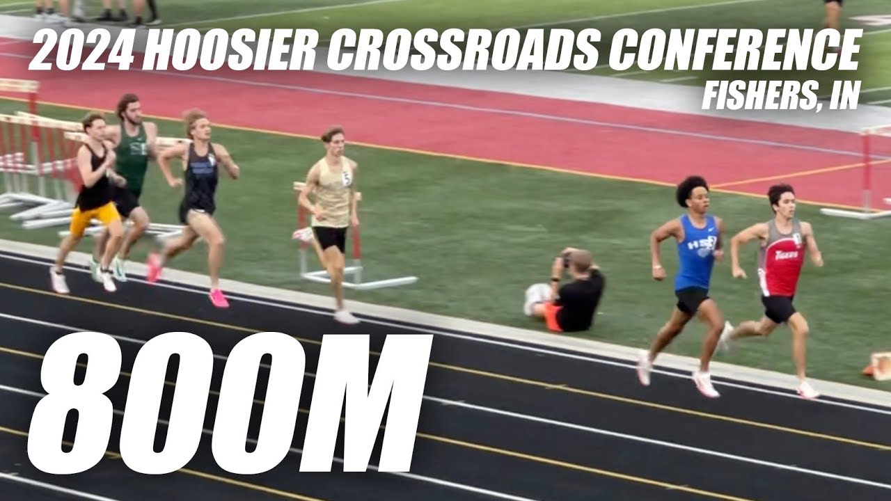 2024 Hoosier Crossroads Conference - Boys 800M - Matthew Kim - YouTube
