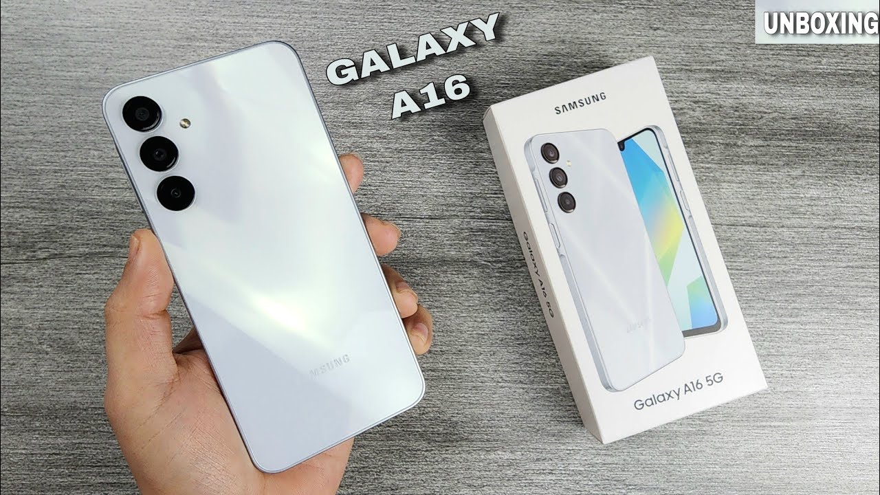 SAMSUNG GALAXY A16 - UNBOXING (5G) - YouTube