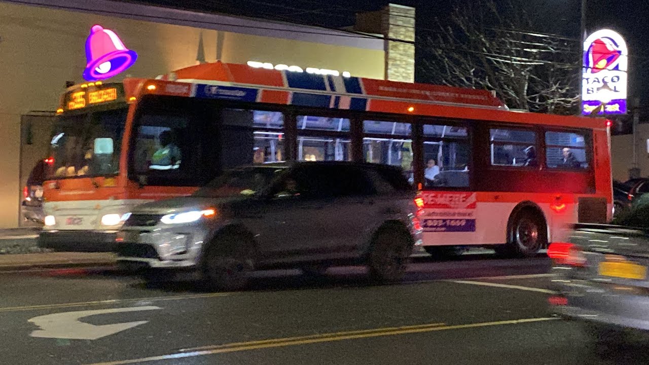 NICE Bus: 2011 Orion VII CNG NG 1824 on the n35 - YouTube