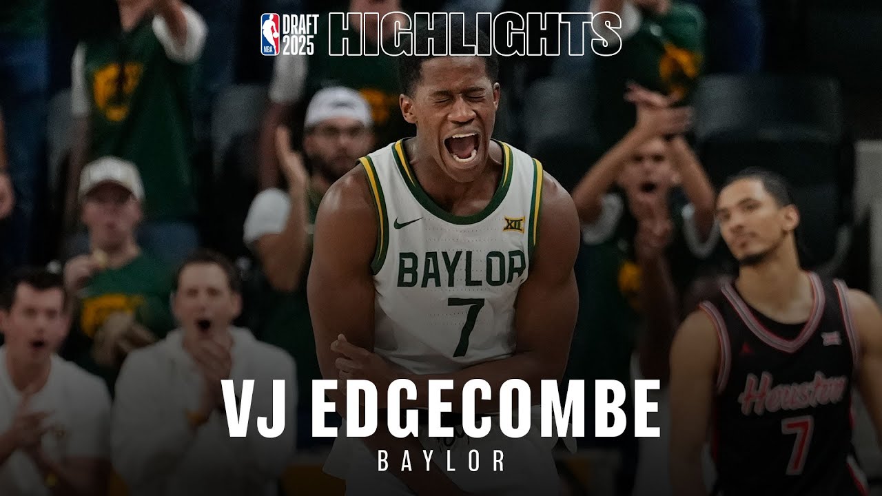 2025 NBA DRAFT HIGHLIGHTS: V.J. Edgecombe | Baylor - YouTube