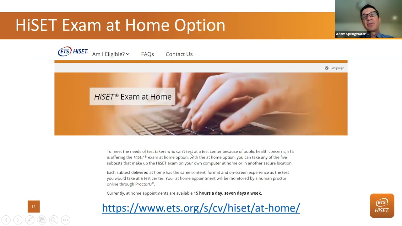 HiSET Program Overview for Michigan Educators and Test Center Staff ...