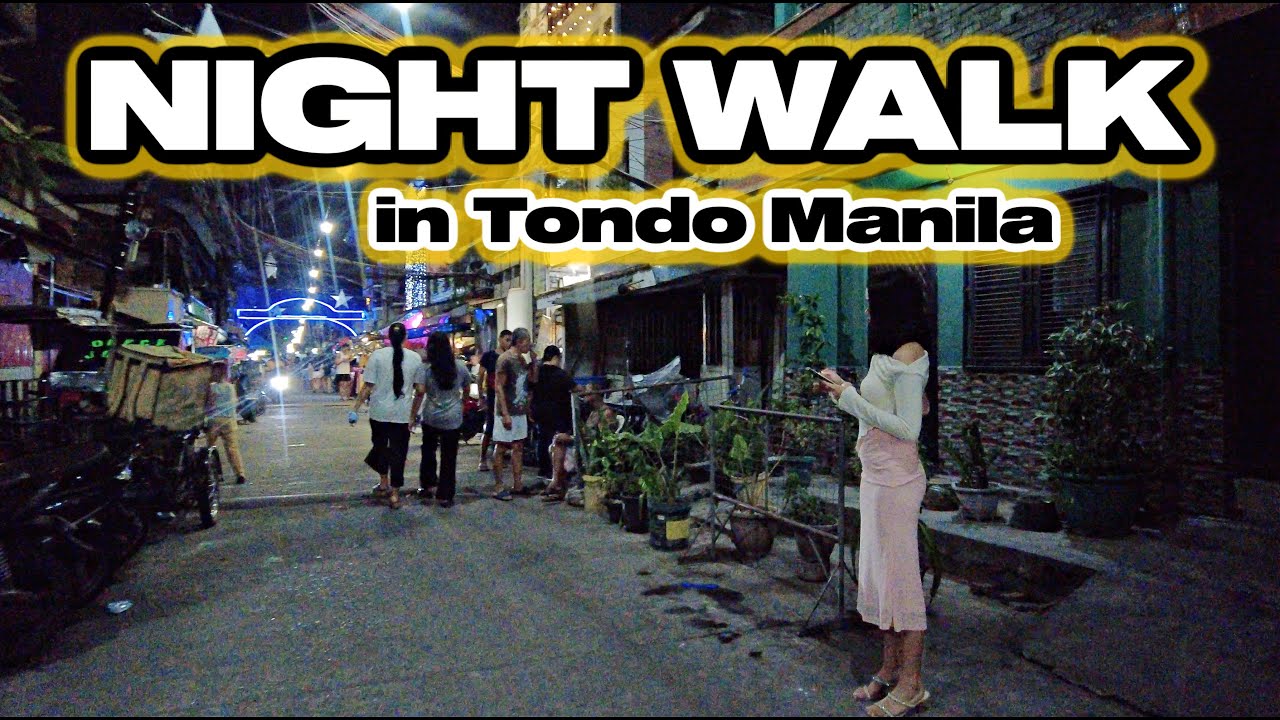 Nice Night Walk in Tondo Manila Philippines - YouTube