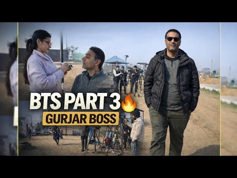 GURJAR BOSS BTS Part 3: Set Par Asli Action! 🔥 #realityshow #action #drama 