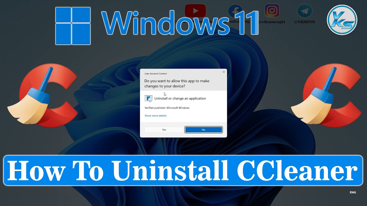 How To Uninstall CCleaner in Windows 11 - YouTube