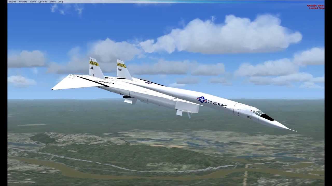FSX XB-70 - YouTube