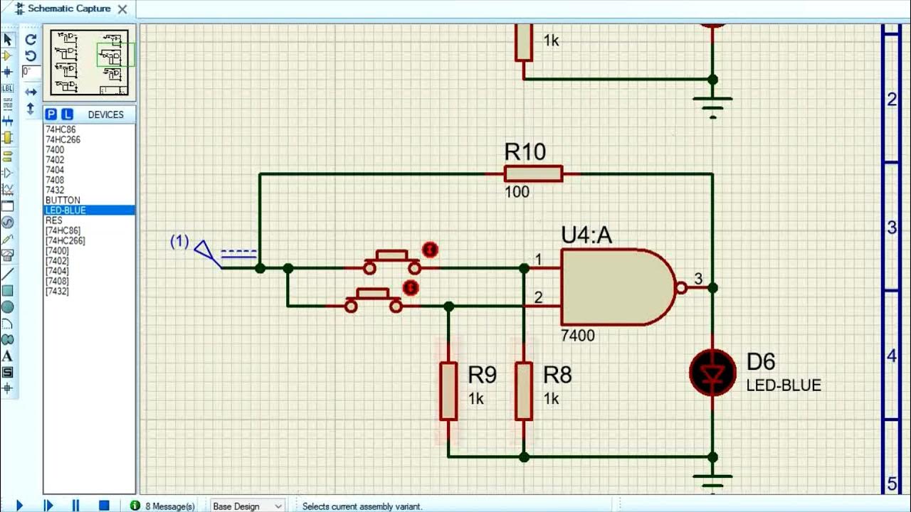 Implementation of basic Logic Gates with PCB Design - YouTube