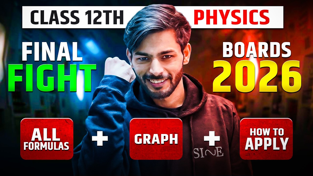 Class 12 Physics All Formulas & Graphs🔥 Full Board Exam Marathon | CBSE ...