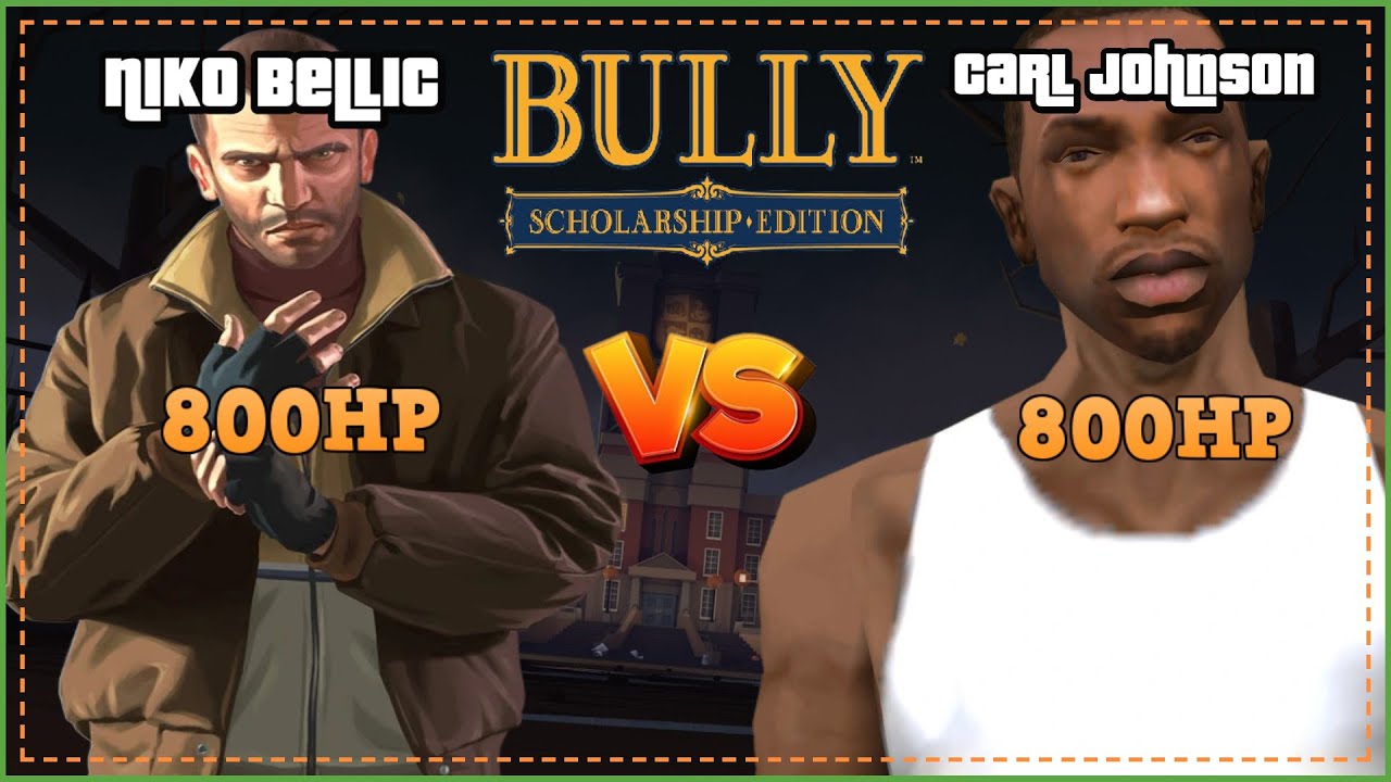 Bully SE: Niko Bellic VS Carl Johnson | Full HD - YouTube
