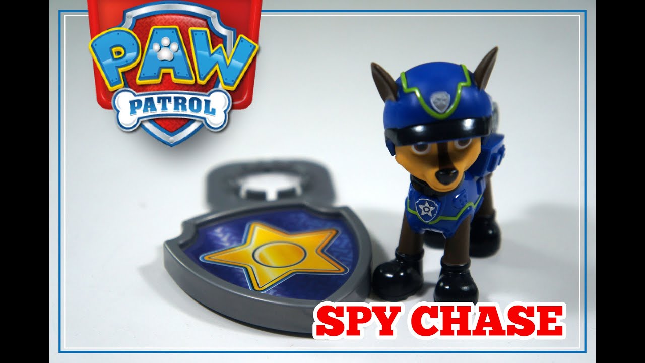 Paw Patrol Spy Chase Toy Review!! He Looks Cool!! Let's Open and See ...