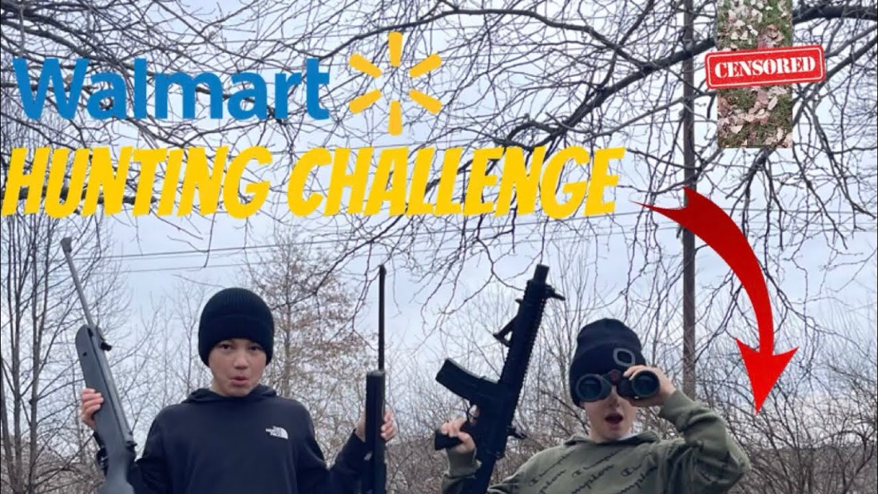 WALMART HUNTING CHALLENGE!!! - YouTube