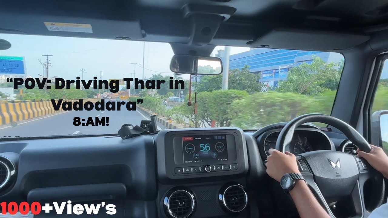 "POV: Driving the Mahindra Thar 🏎️" | Pure Driving Experience! - YouTube