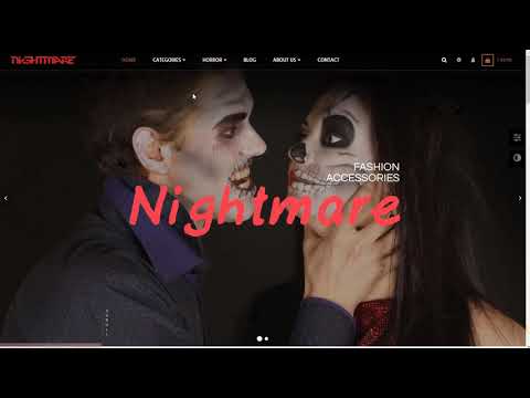 Best Free Halloween PrestaShop Theme || Leo Nightmare || Leotheme