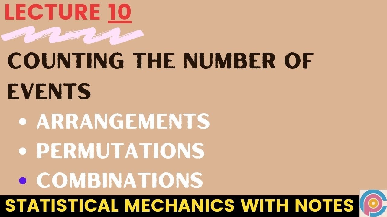 counting the number of events | Arrangements | Permutations ...