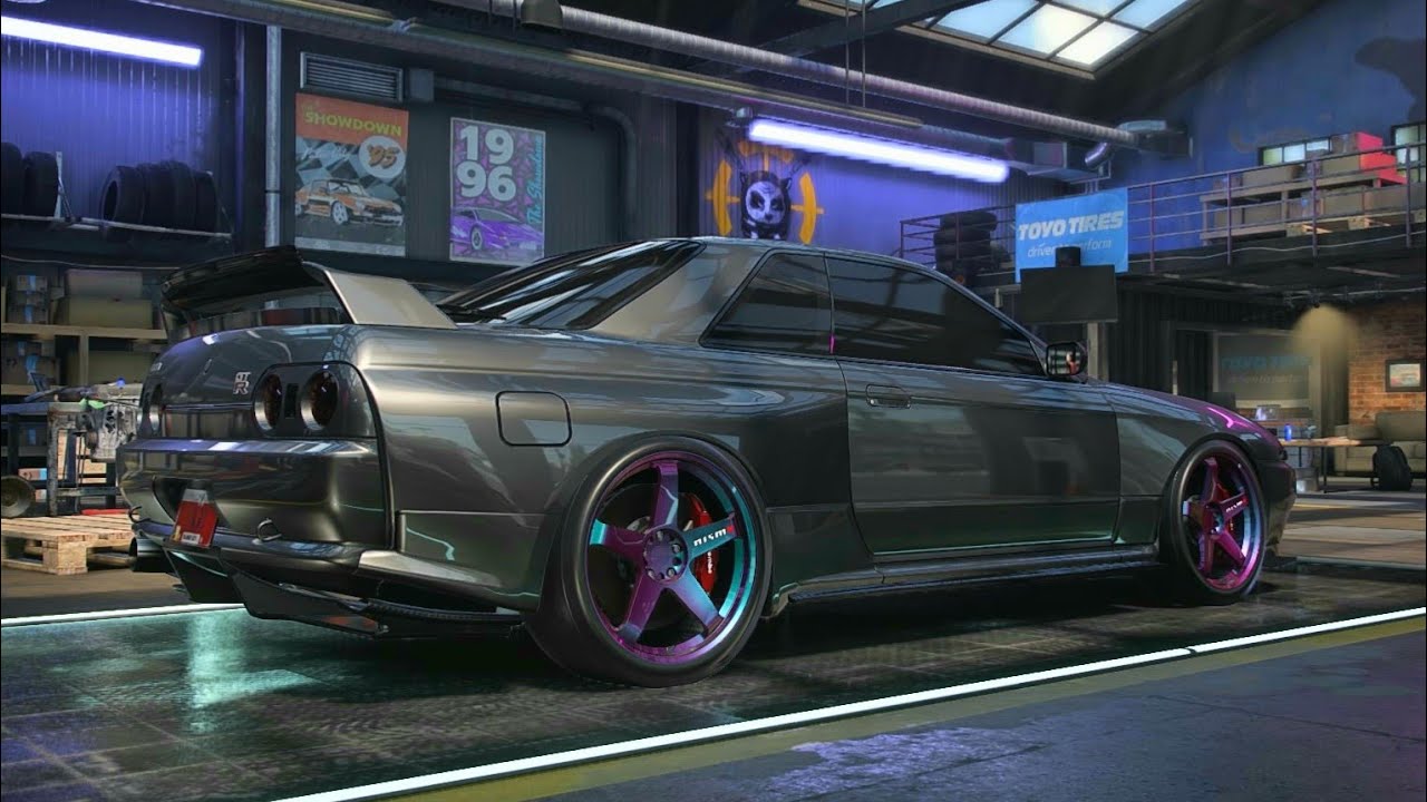 TUNANDO NISSAN SKYLINE R33 GT-R - NFS HEAT - YouTube