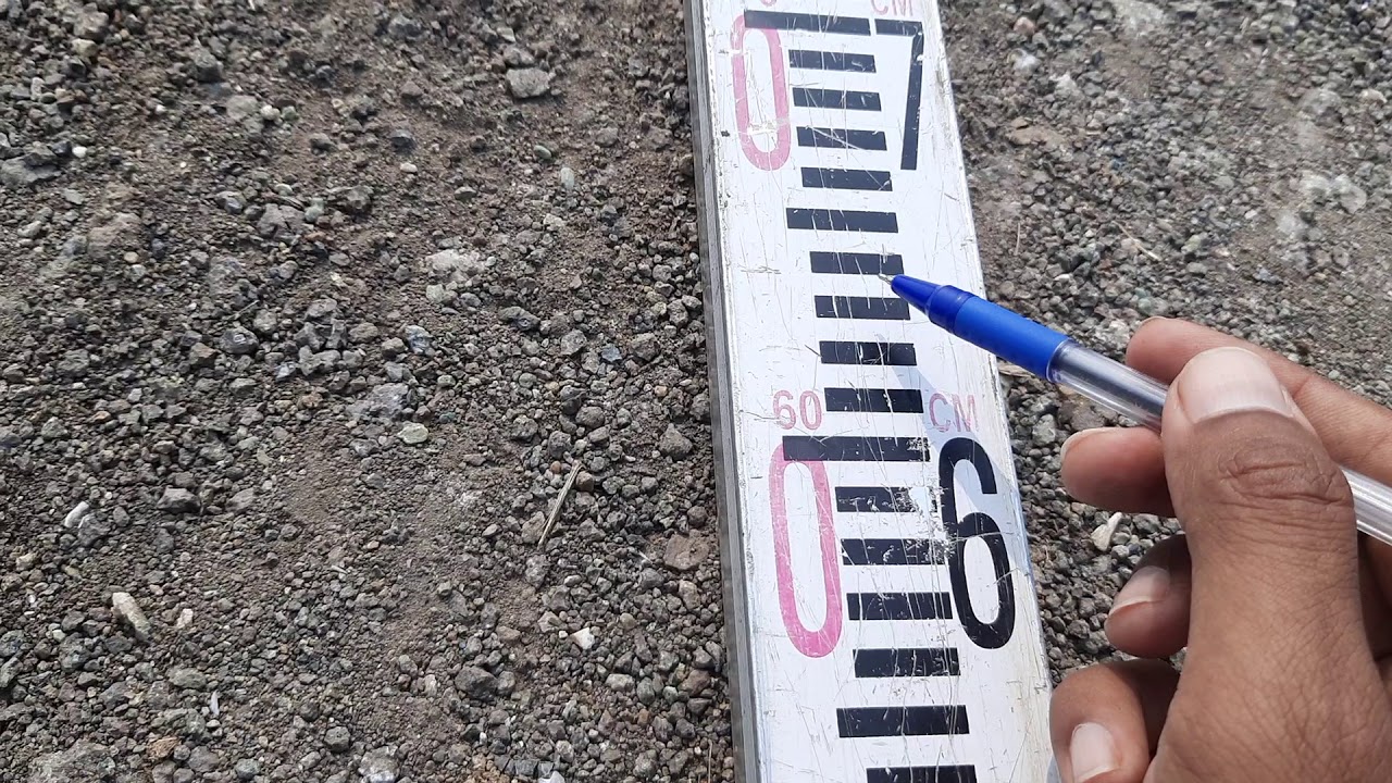 How to read Auto Level staff Reading | How to read Levelling staff | in ...