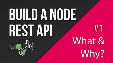 Building a RESTful API with Node.js - YouTube