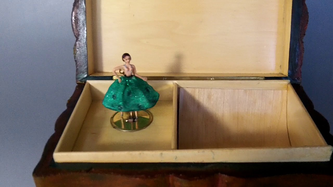 VINTAGE REUGE DANCING BALLERINA MUSIC BOX AUTOMATON - YouTube