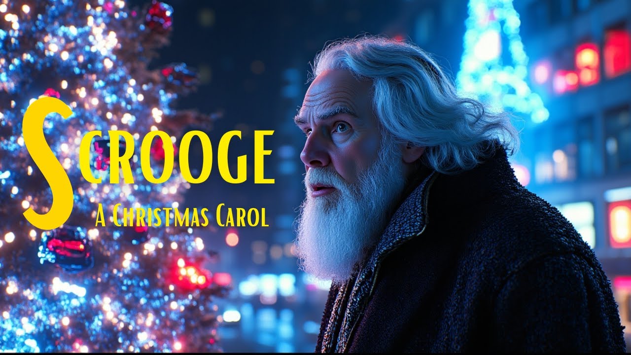 Scrooge | A Christmas Carol | 1950s Sci-Fi Christmas | Retro AI ...
