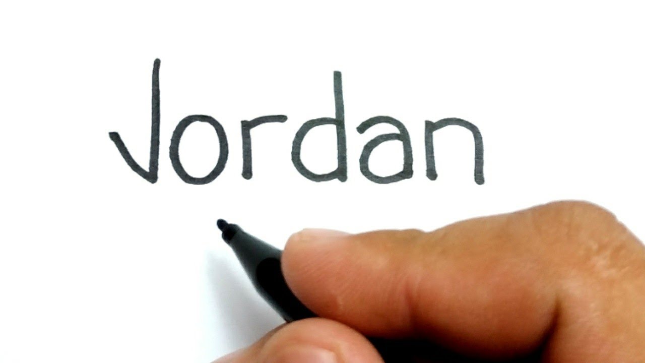 NBA LEGEND, How to turn words JORDAN into Michael Jordan Chicago Bulls ...