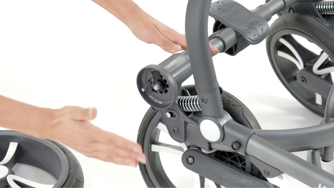 Hidden Axle - system chowanych osi w wózkach Bebetto - YouTube