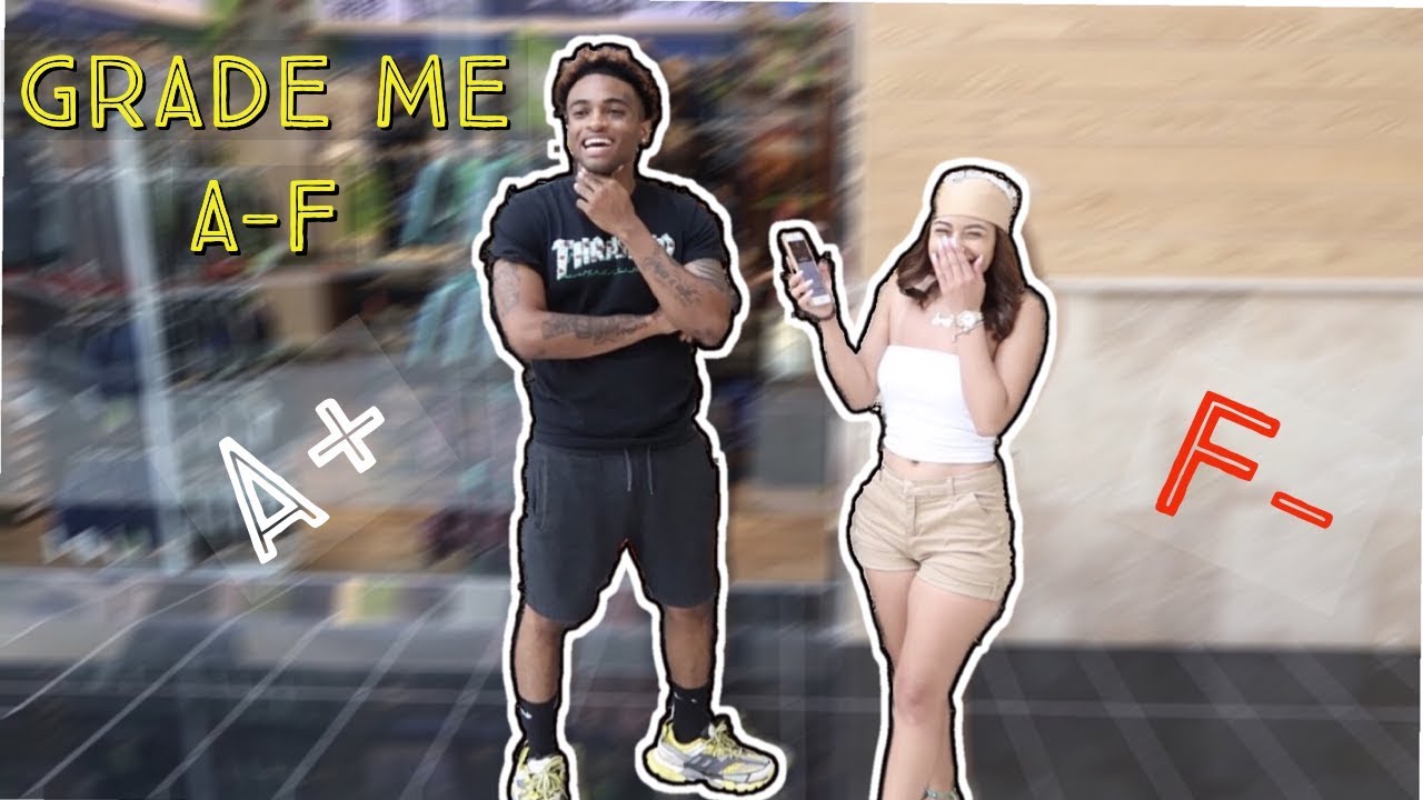 GRADE ME A THROUGH F 🤓 | Public Interview ( RAN INTO DAVINE JAY ️ ...