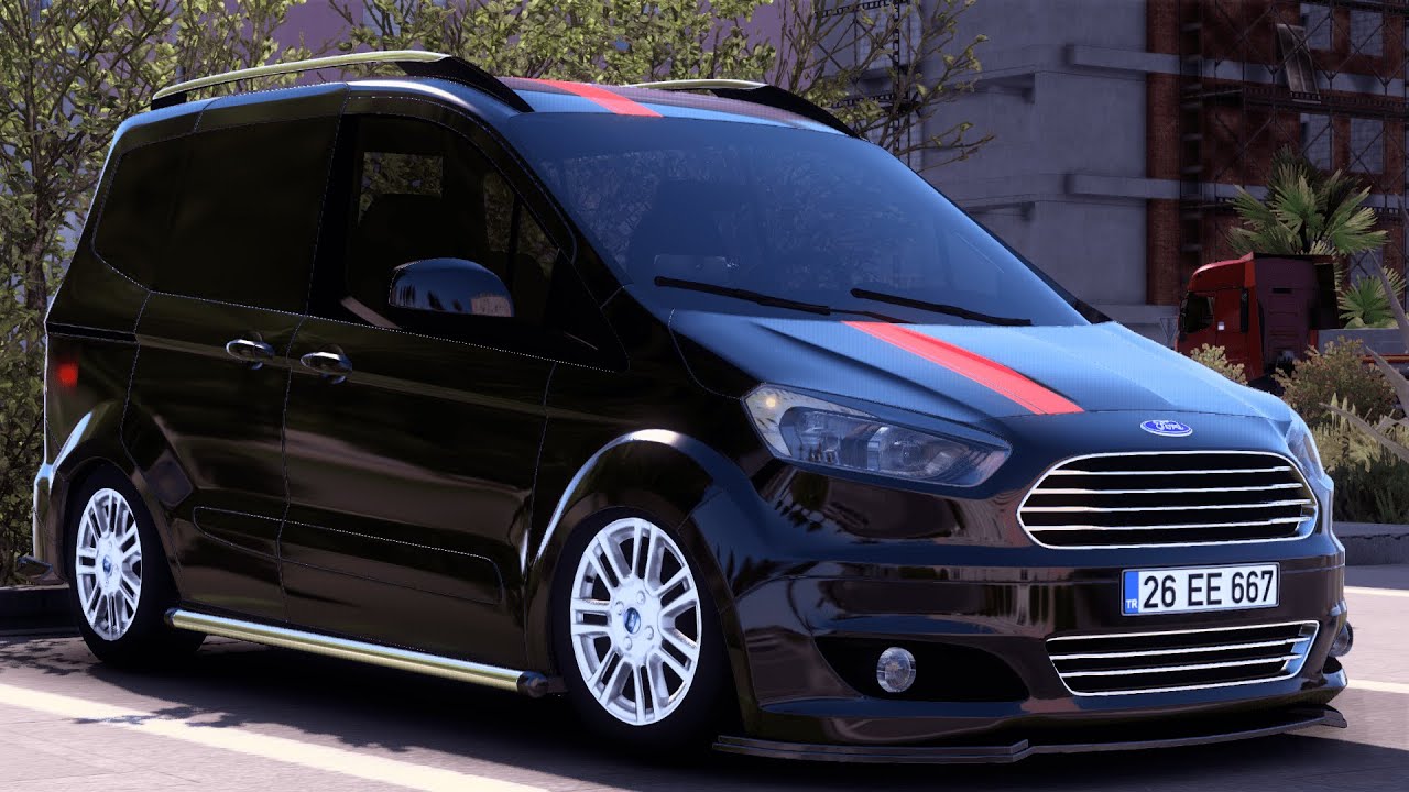 Modifiyeli Ford Courier Blackline - YouTube