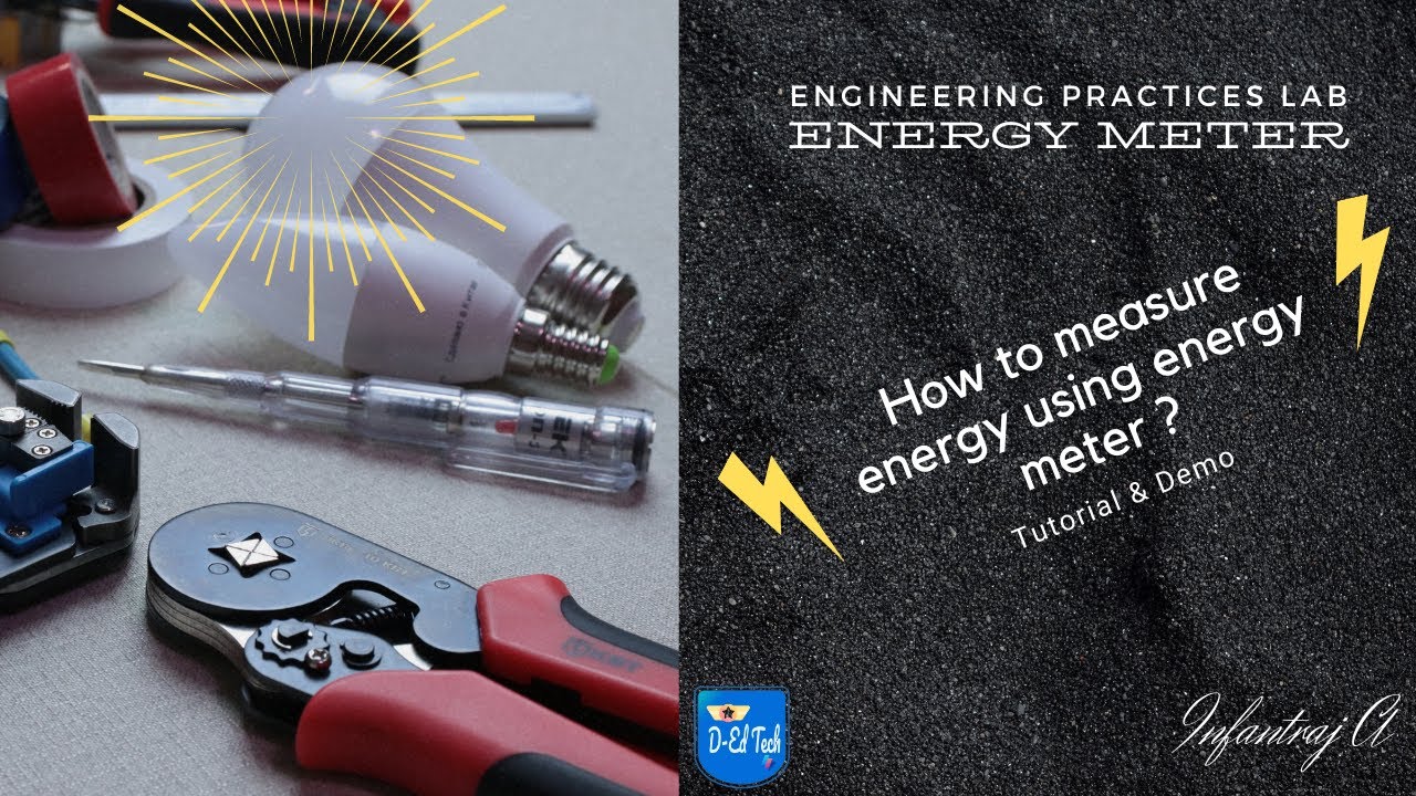 How to measure energy using single phase energy meter? - YouTube