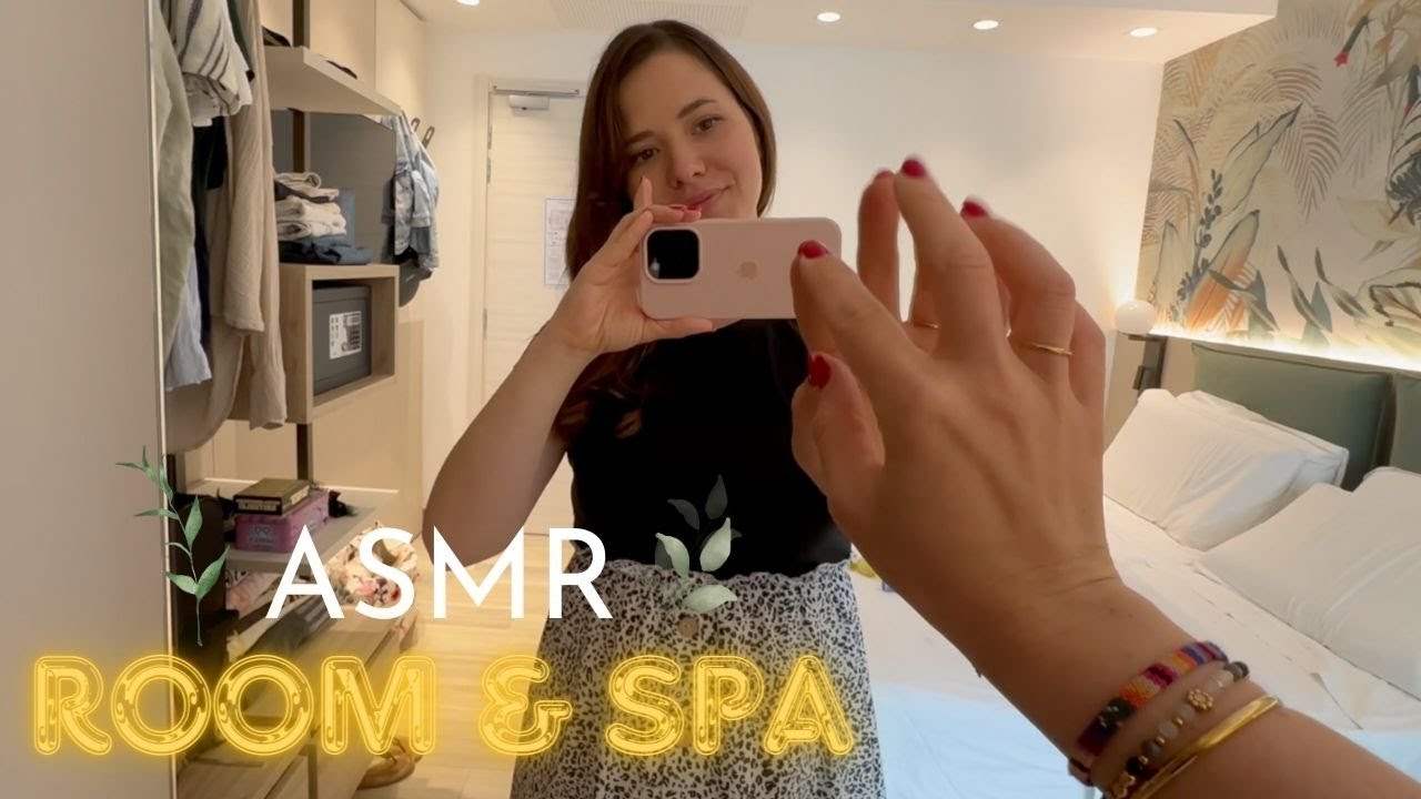 ASMR DELUXE ROOM & SPA TOUR ~ Viel Tapping & sanfte Sounds 🌿🤍 - YouTube