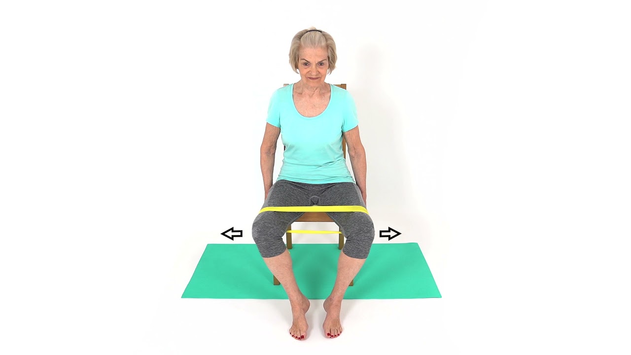 How to Strengthen Both Hips Sitting Down - YouTube