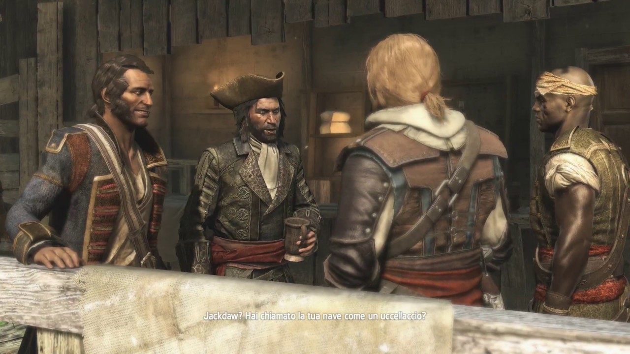 Assassin's Creed 4 Black Flag Gameplay ITA Edward Thatch, Benjamin ...