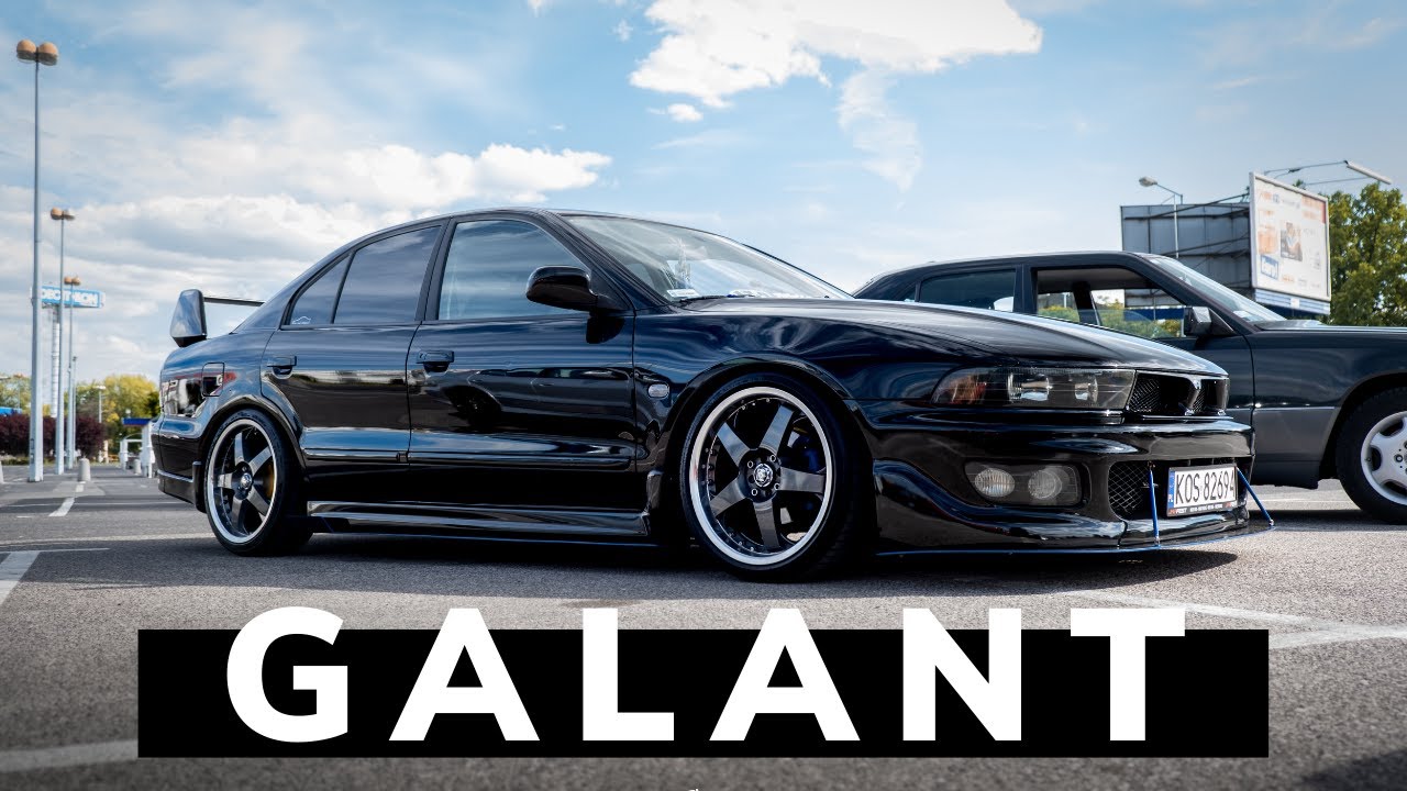 Black Mitsubishi Galant Avance 2,5 V6 by Radek | 4K - YouTube
