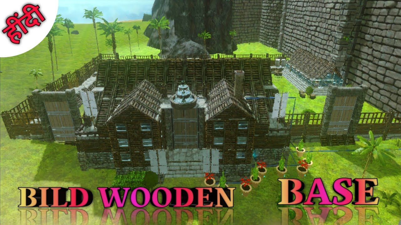 How to easily create a beautiful wood and stone base with Ark Mobile ...