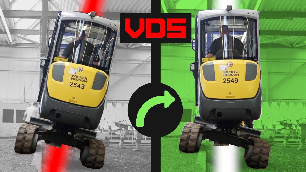 This digger is always level! | VDS System - YouTube