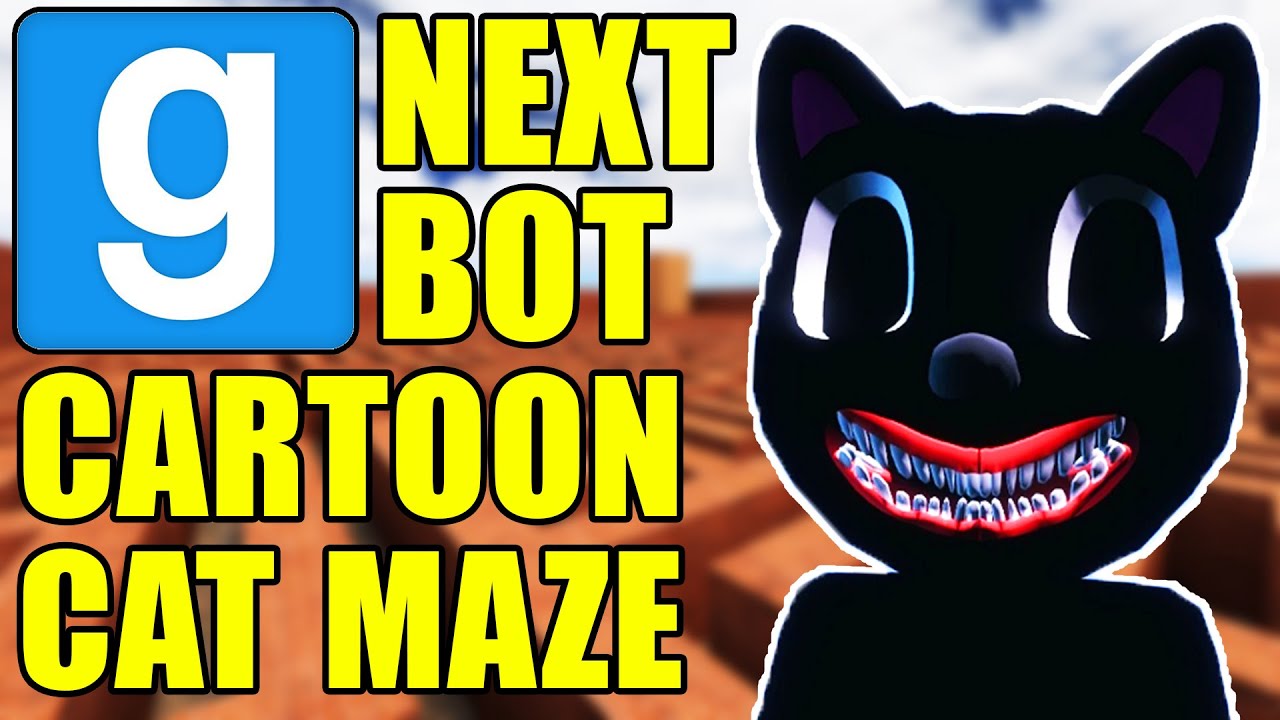 Garry's Mod Next Bot - CARTOON CAT IN A MAZE!! | Comedy Gaming - YouTube