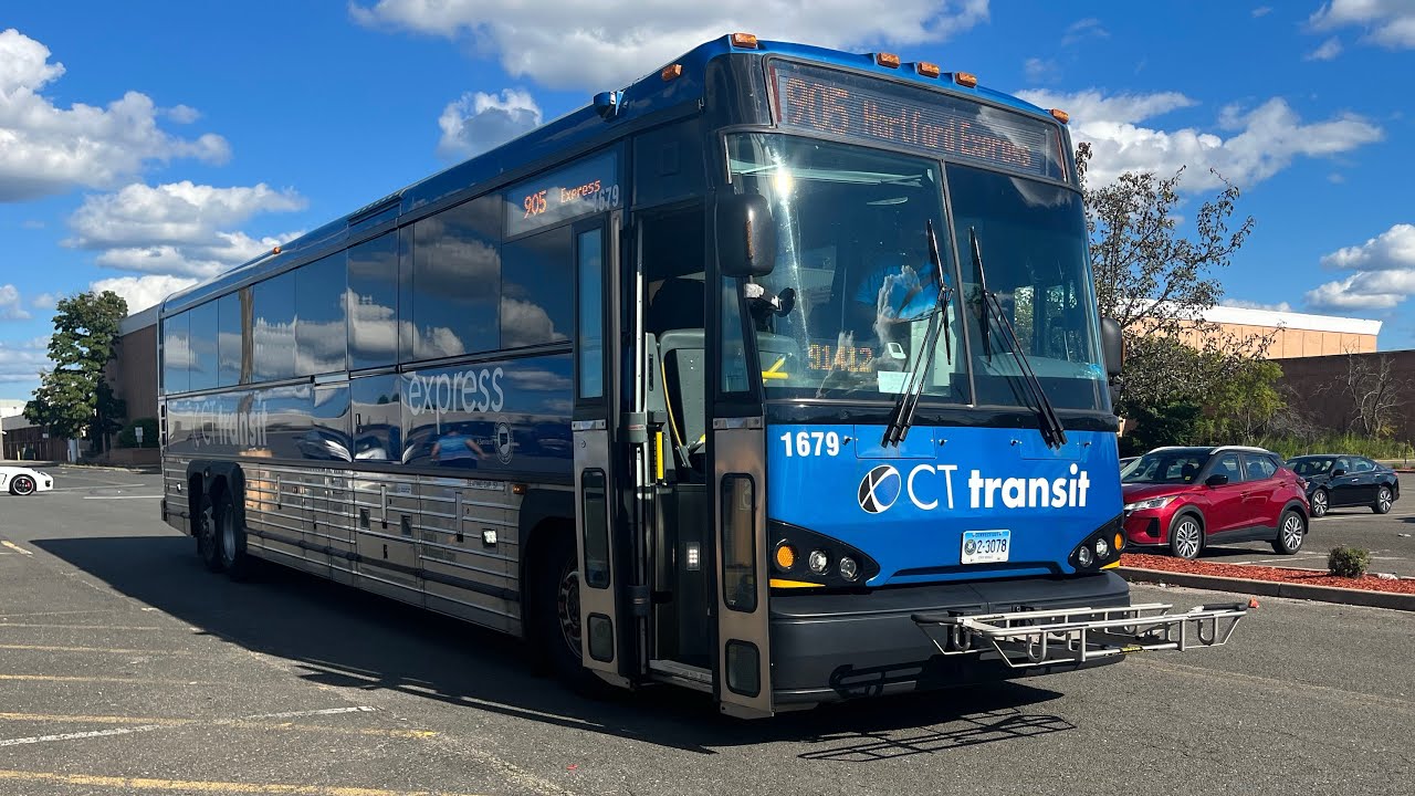 Ride on: CTTransit #1679 on Route 905 Express (READ DESC) - YouTube