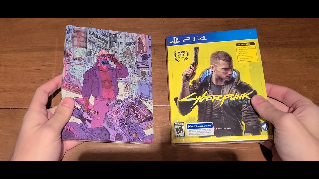 Cyberpunk 2077 (PS4/PS5) SteelBook - YouTube